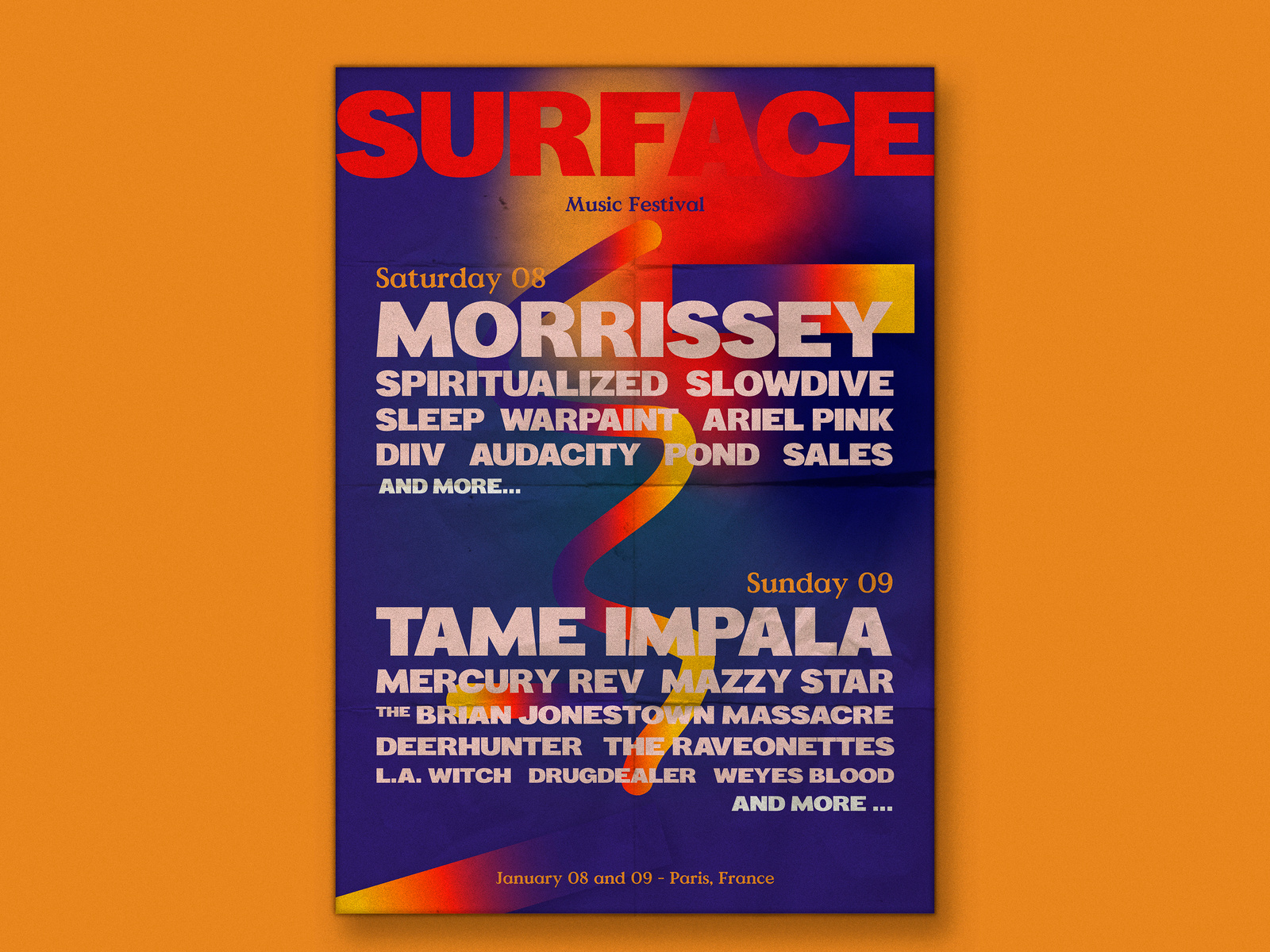 SURFACE - Poster design by ÁTICO on Dribbble