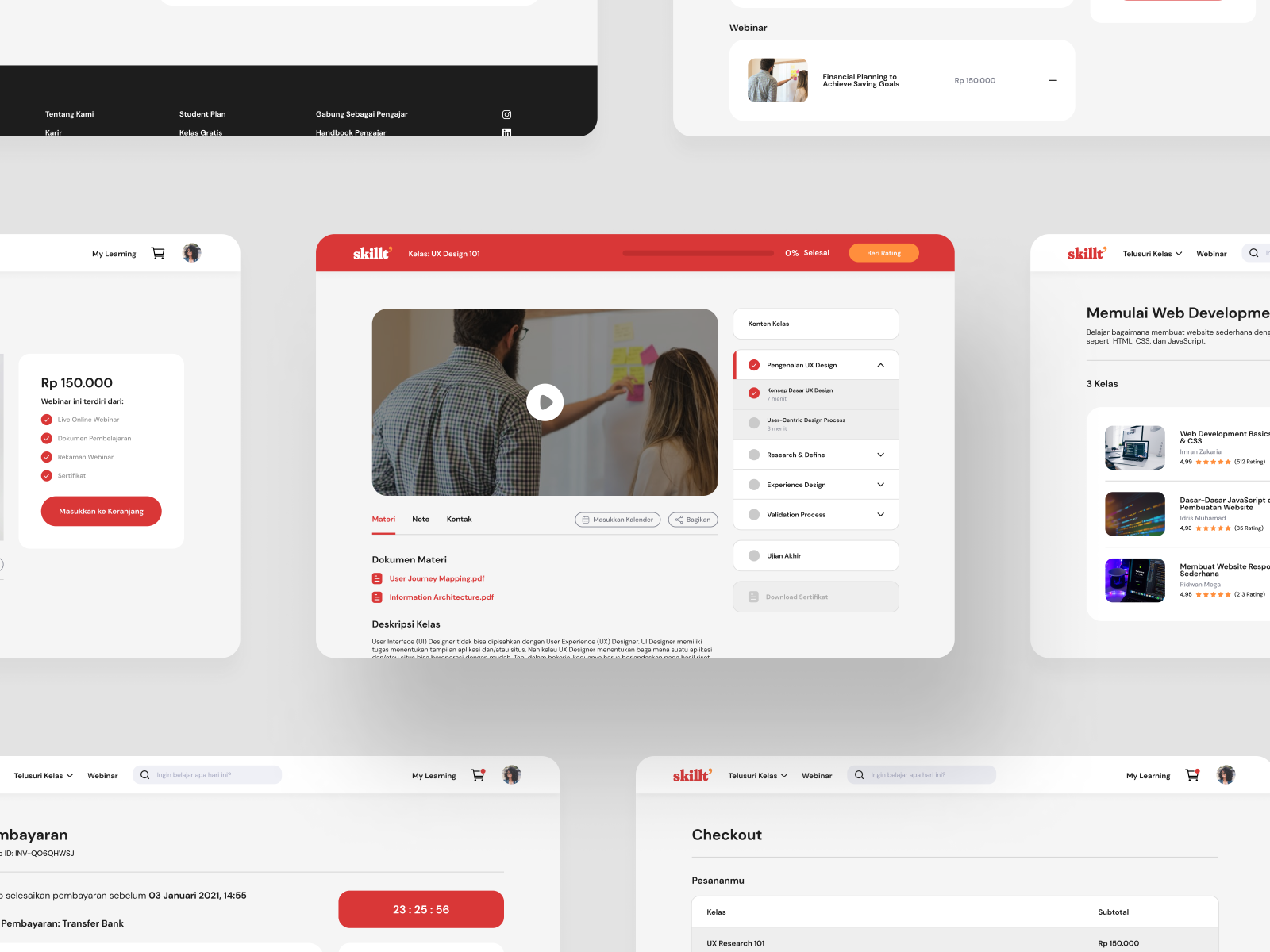 Skillt - Online Learning Platform - Screens by dhimas aji on Dribbble