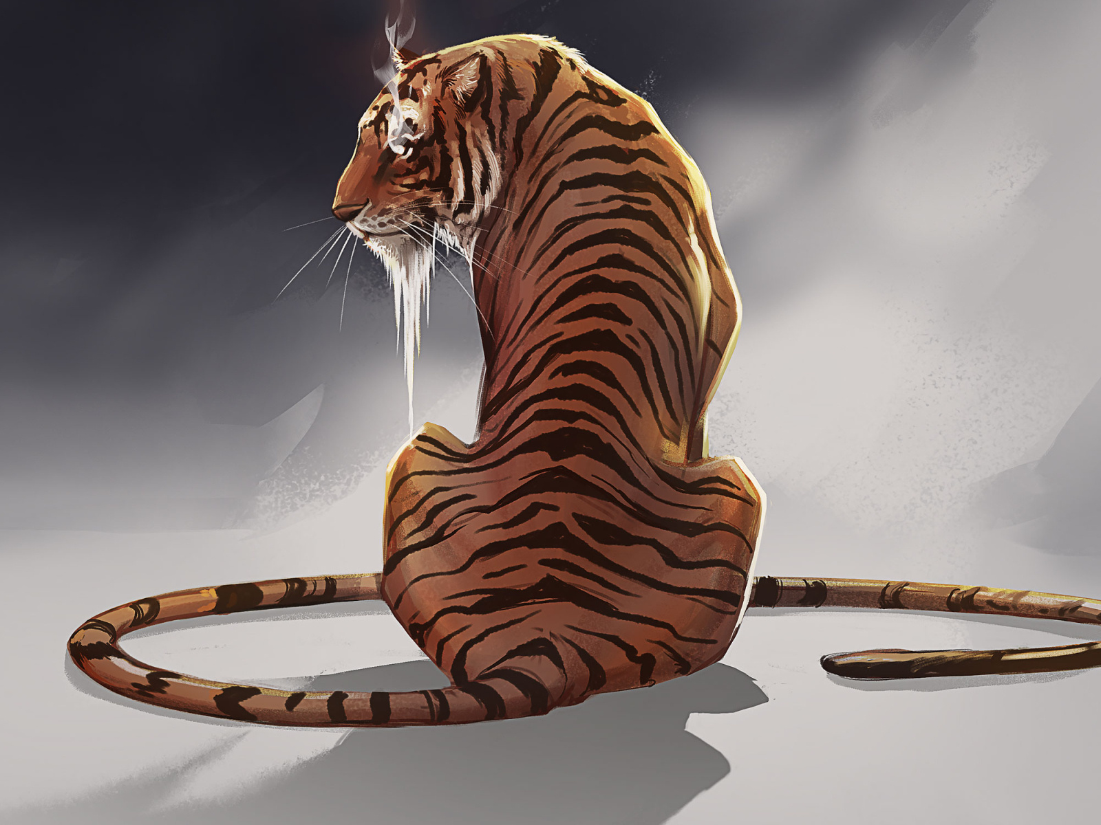 Fantasy tiger by Barend Chamberlain on Dribbble