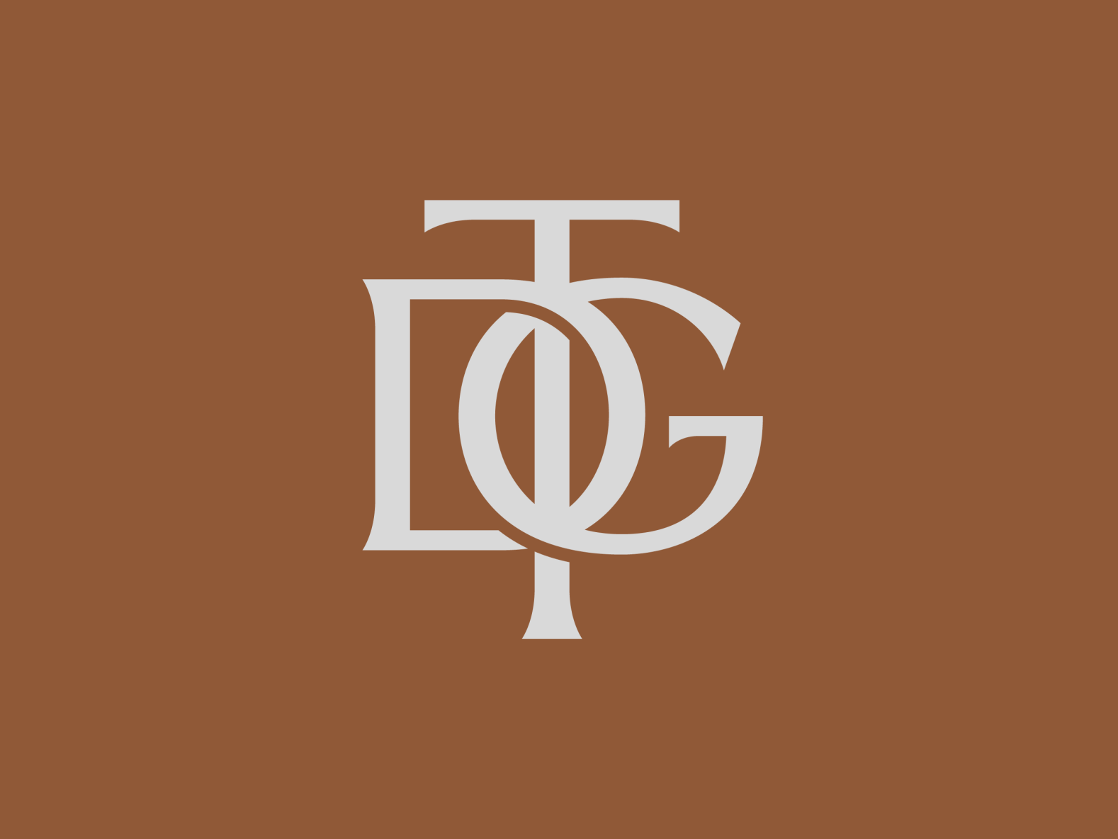 TDG Monogram by The Type Fella on Dribbble