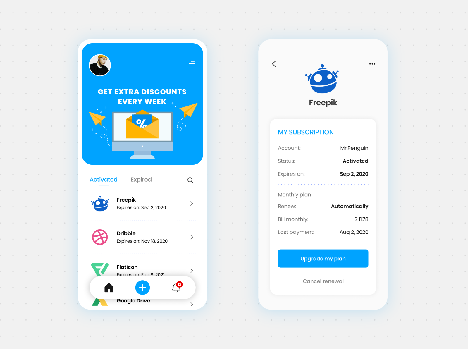 My Premium account by Duy Le on Dribbble