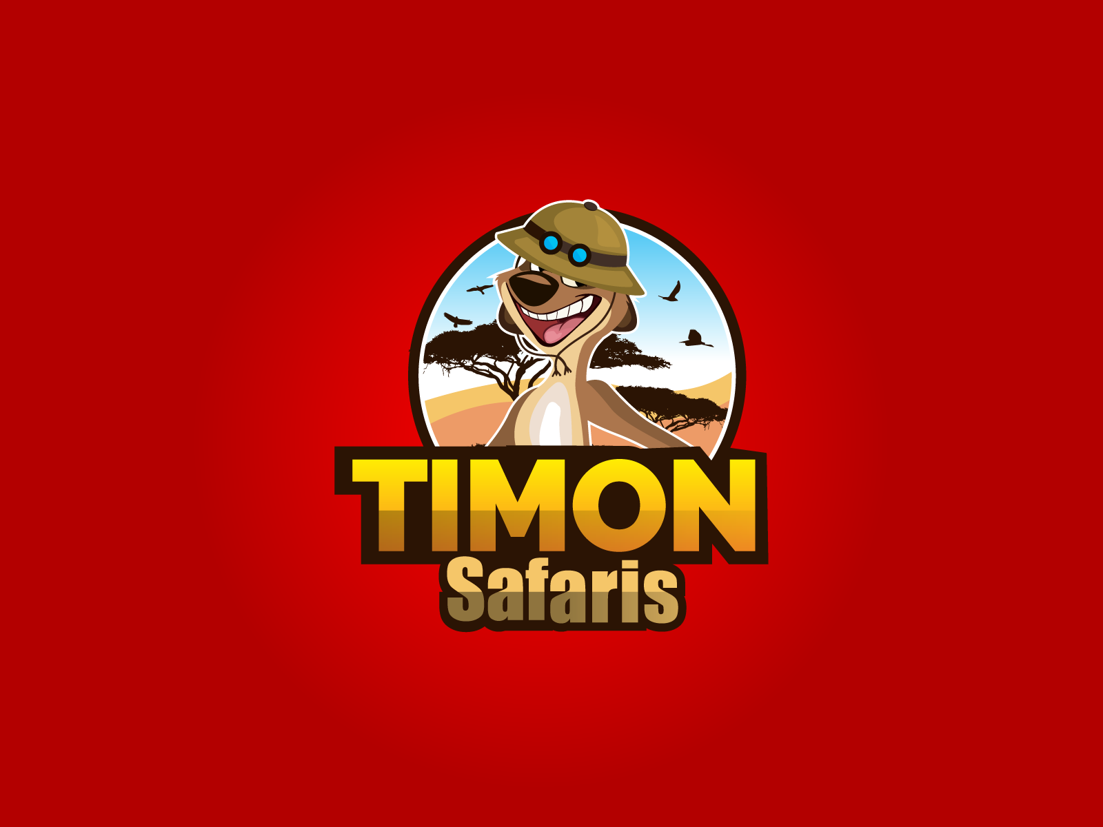 Timon Safari Tour Logo Design by Sazeed Ahmed on Dribbble