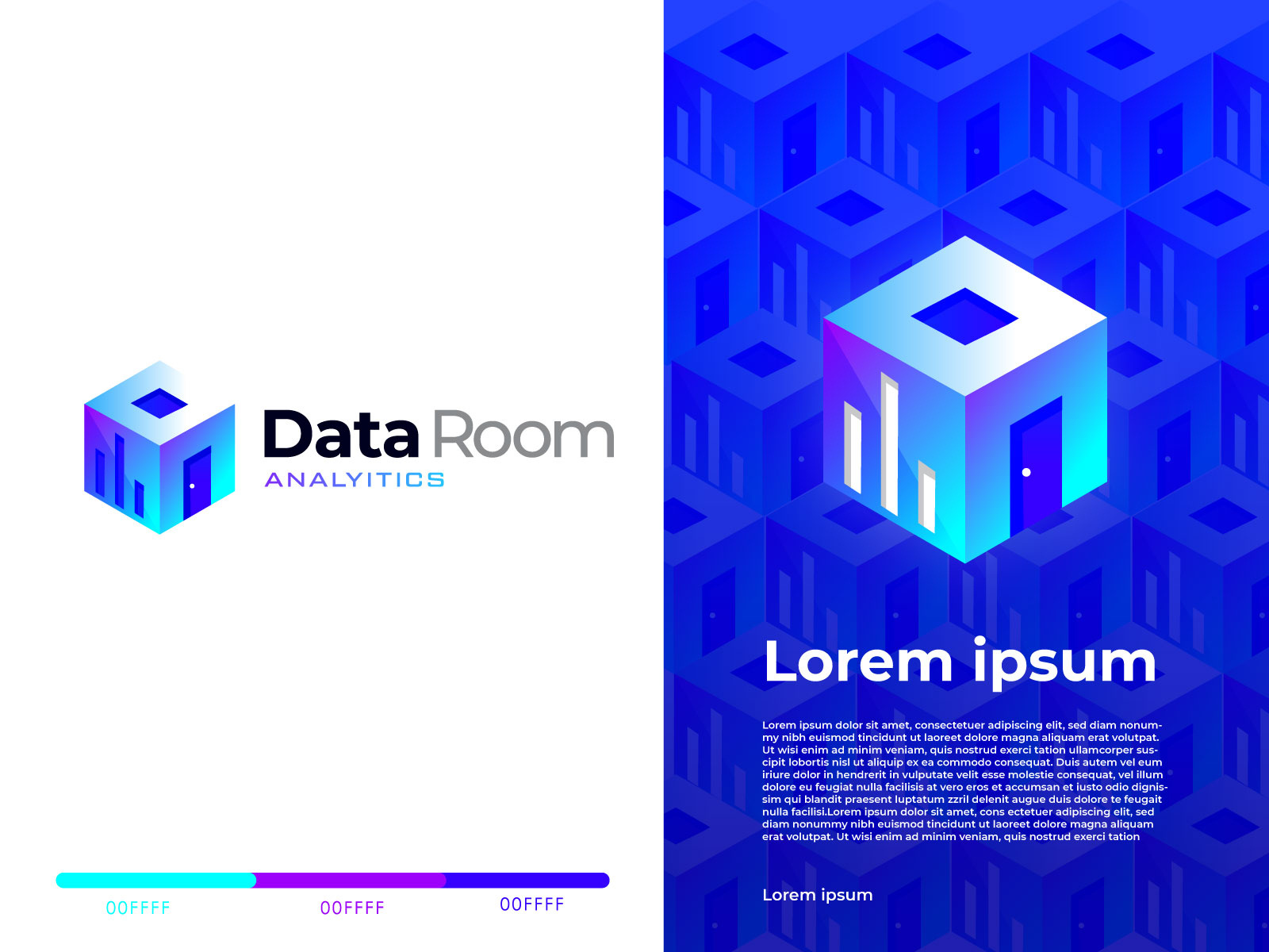 Data Room Logo Project by Sazeed Ahmed on Dribbble