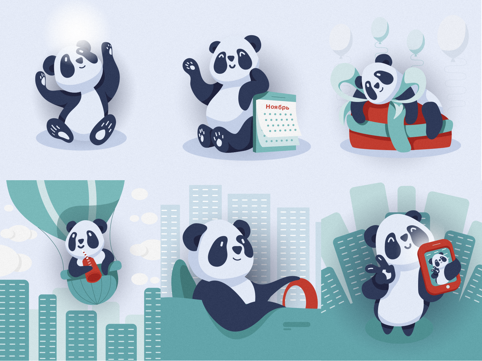 Character PanDA by Xiu Kab on Dribbble