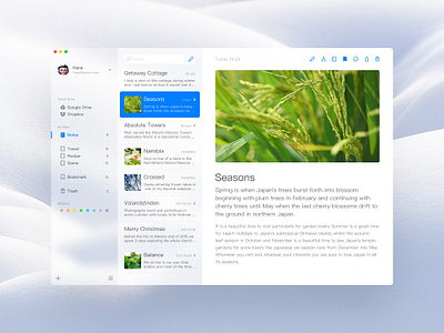 Notes App UI Design by Musical Offering on Dribbble