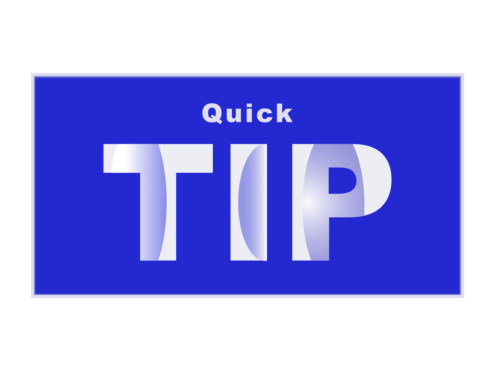Woolsey Workshop Quick Tip Graphic by Amy Woolsey on Dribbble