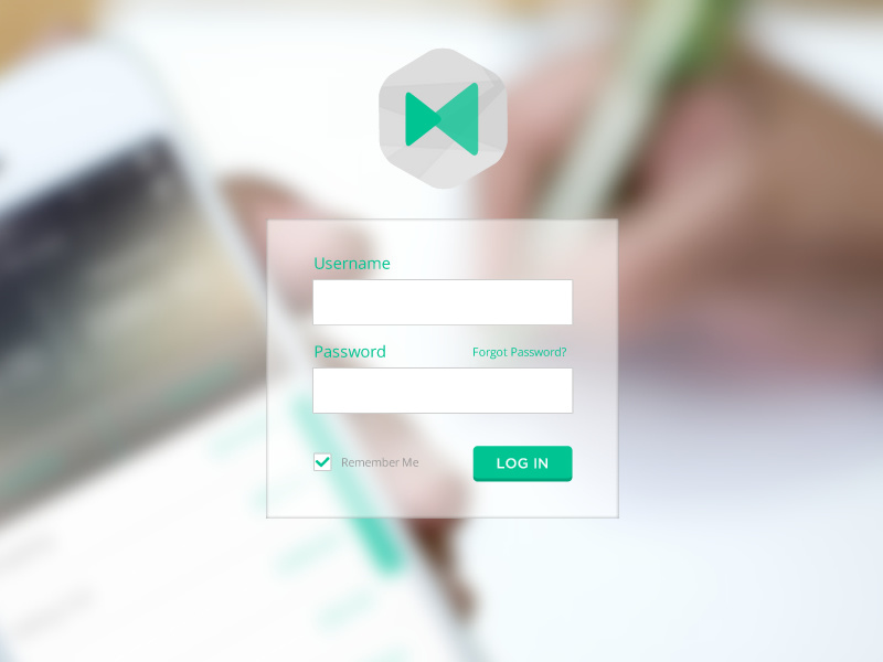 Login Screen by Kyle Craven on Dribbble