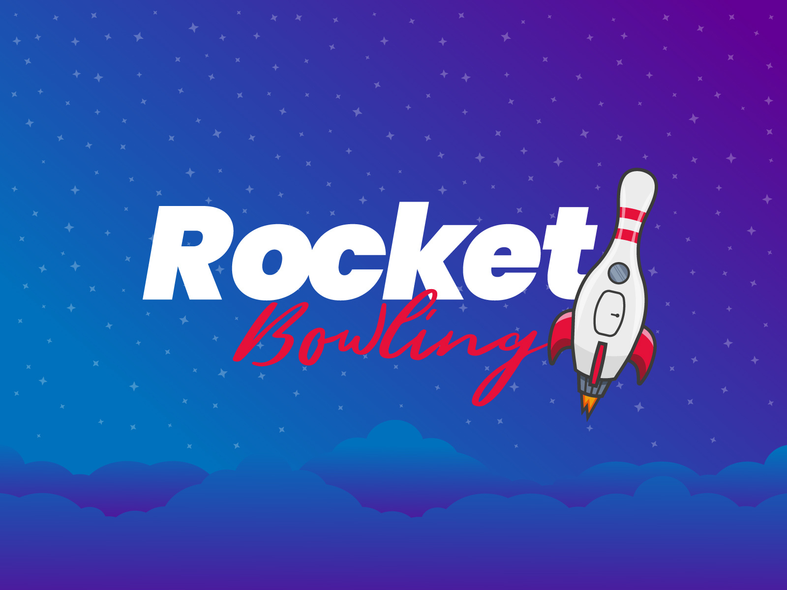 Rocket Bowling Logo by Shaun Jones on Dribbble