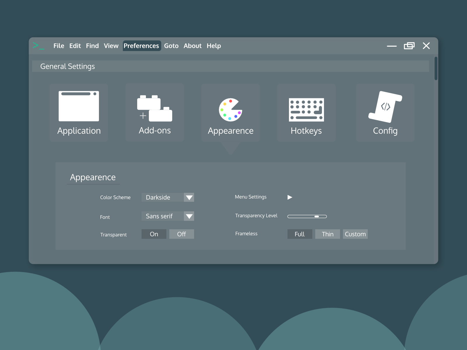 Simple Code Editor Settings by Denis Ostrovsky on Dribbble