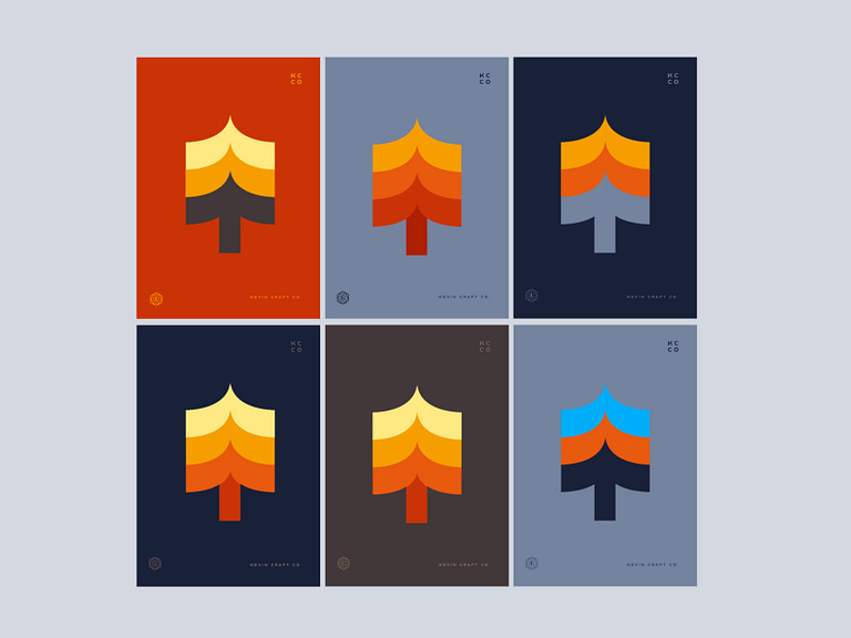 Fire Tree Poster by Kevin Craft on Dribbble