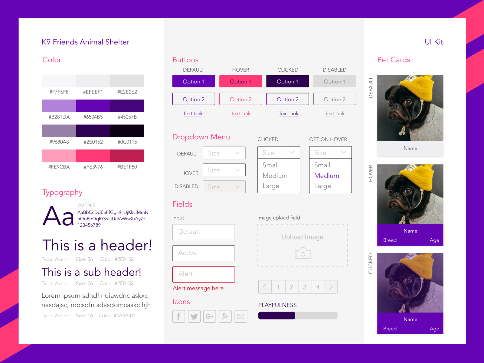 UI Kit by Nour Nouralla on Dribbble