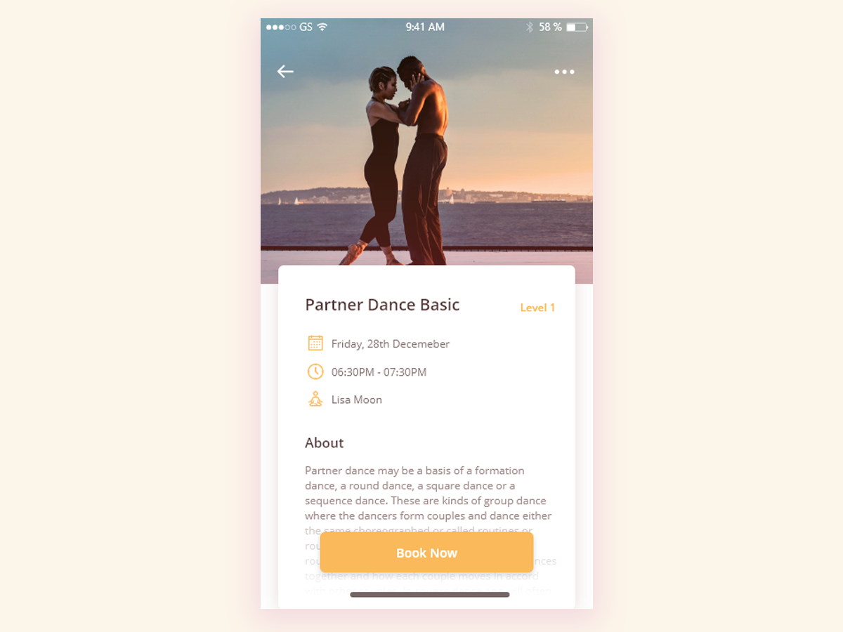 Course Booking APP by Chloe Wu on Dribbble