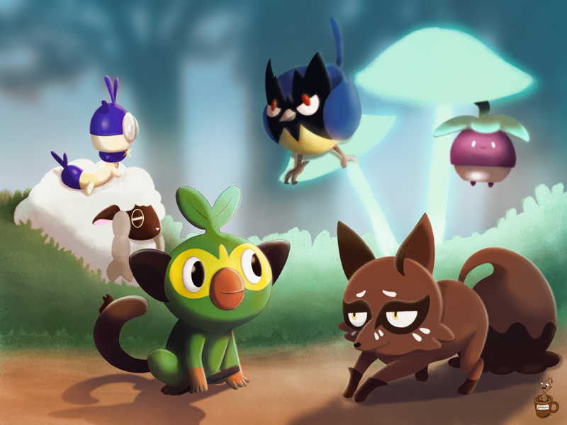 Pokemon Sword and Shield by Pierre Coffee on Dribbble