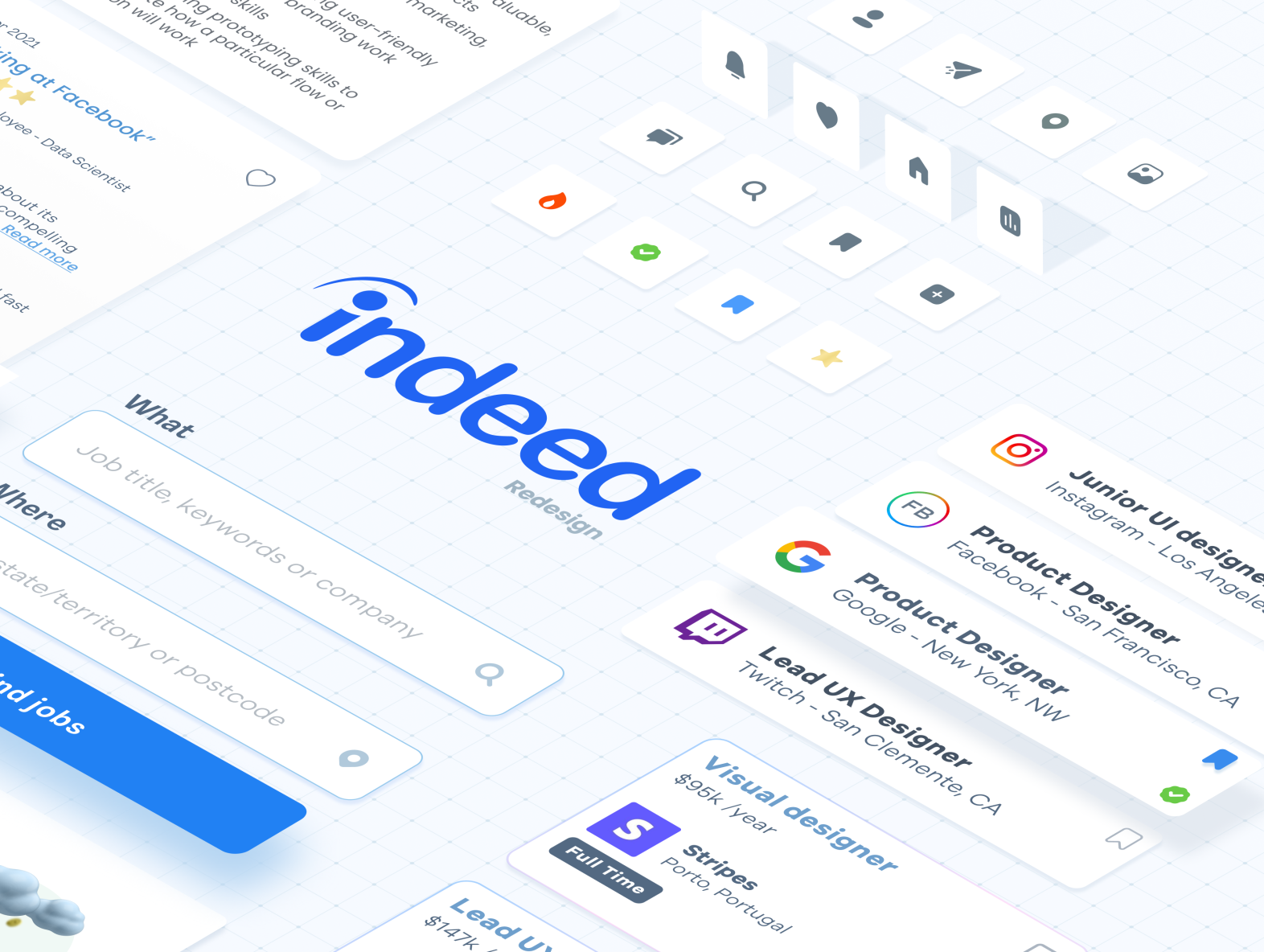 Design System Indeed App redesign by Enrico Deiana on Dribbble