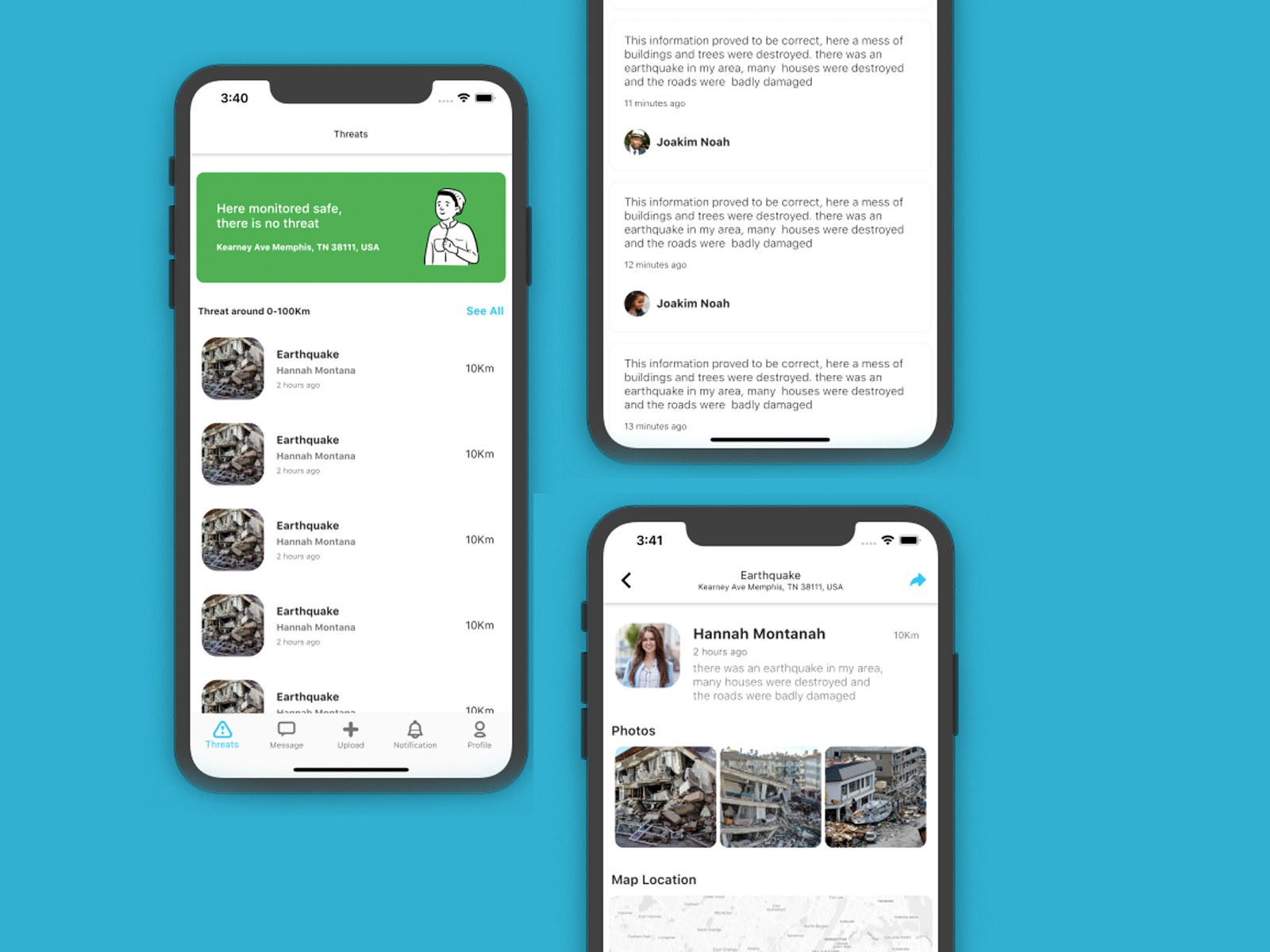 Threat Around Concept - Flutter by unaivan on Dribbble