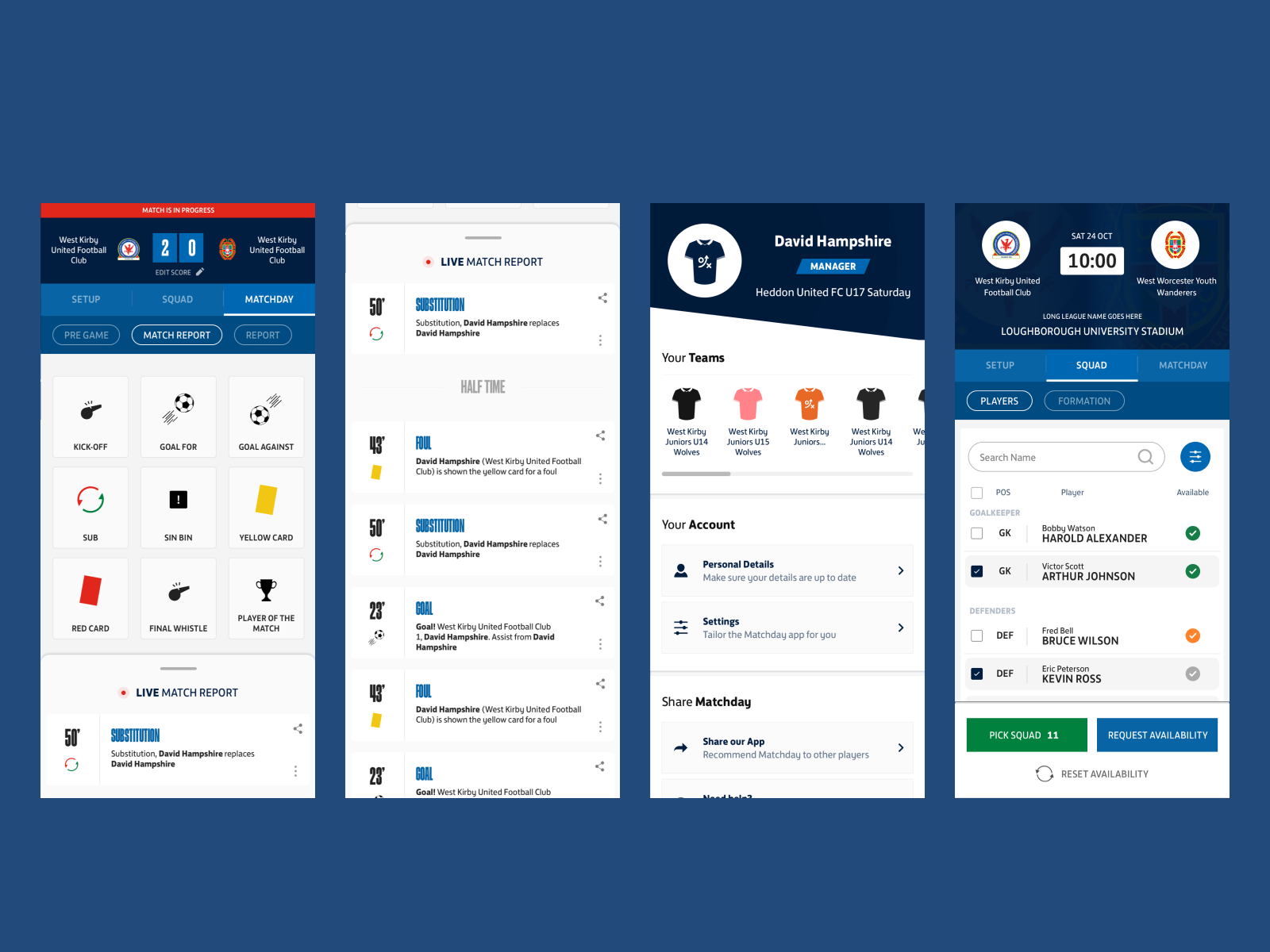 The FA Matchday App by CreativeDesignLondon on Dribbble