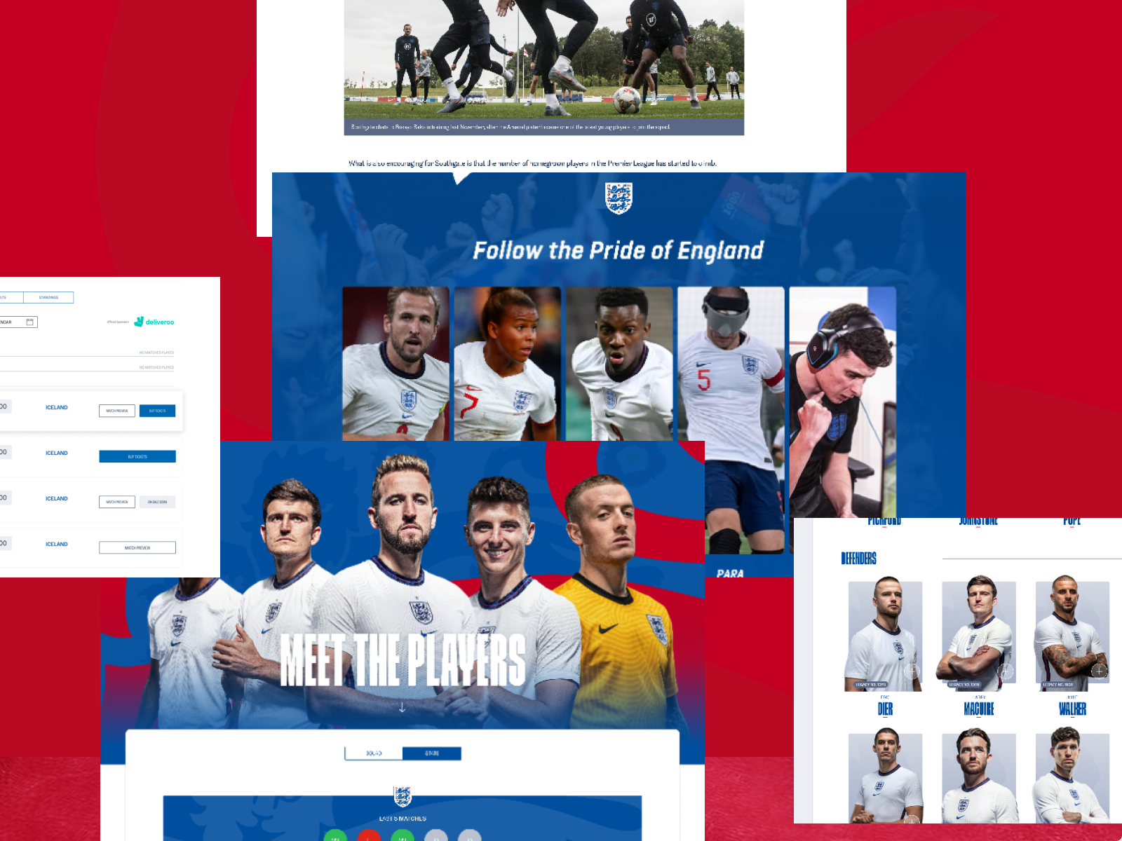 England Teams by CreativeDesignLondon on Dribbble