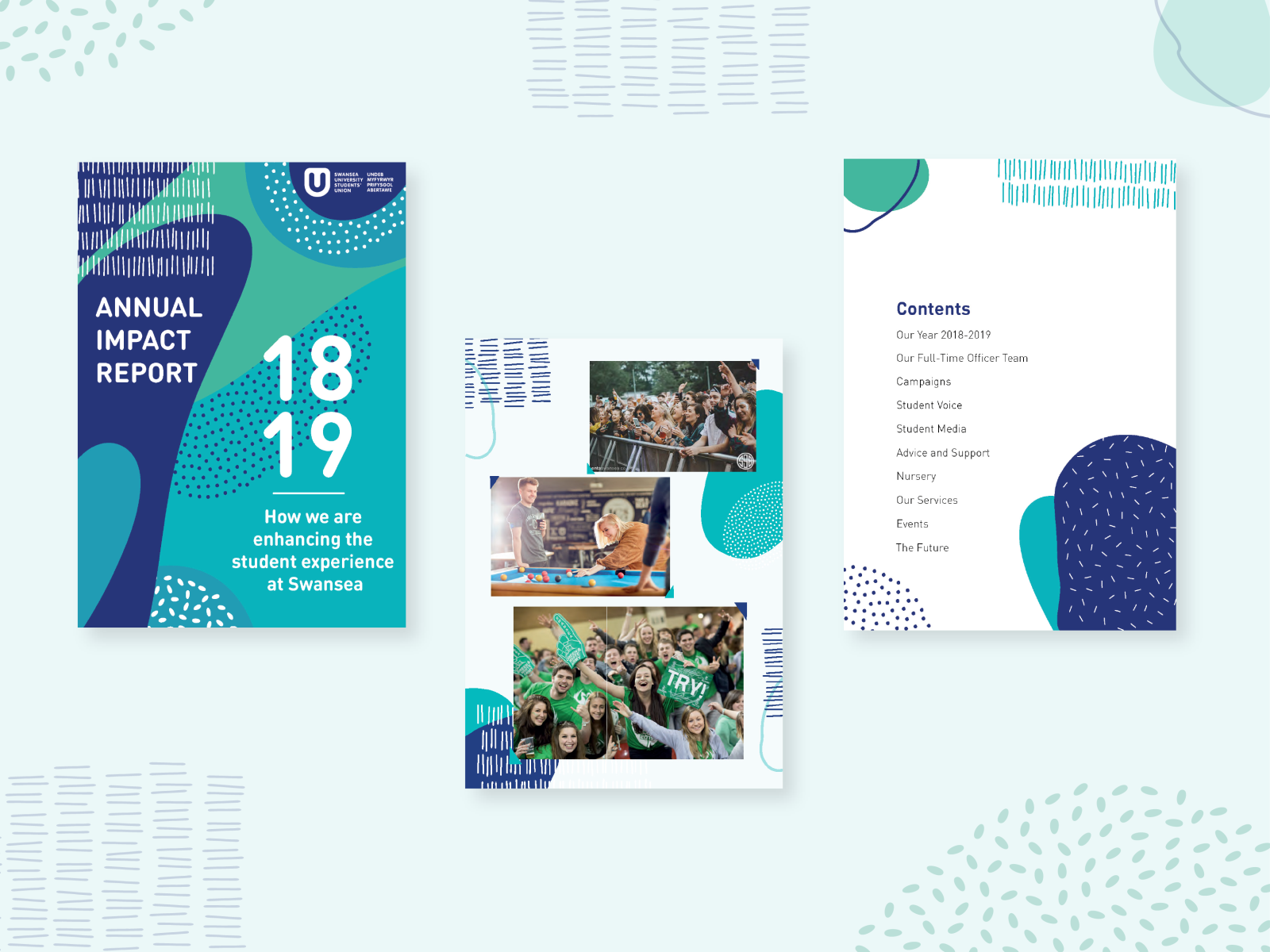 Impact report 18-19 style by Anwen Williams on Dribbble