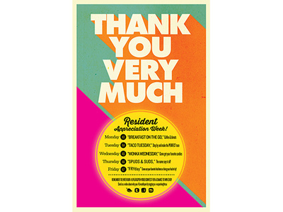 Week Long Event Poster by Stephen Polanco on Dribbble