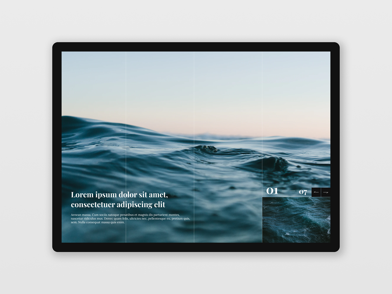 Daily UI:: 072 - Image Slider by Kuro Tang OM. on Dribbble