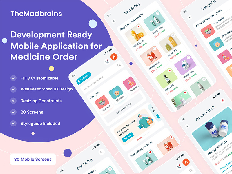 Medical order app by UIUX Crafts🥇 on Dribbble