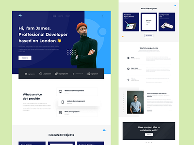 Portyo - Personal Portfolio Templates by Regi Pangestu for Enver Studio ...
