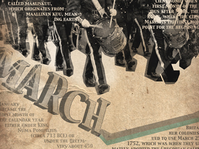 March 2010 calendar by Adrienne Levin on Dribbble