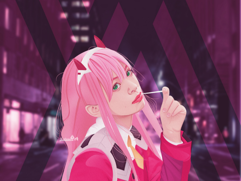 Zero Two by kalongart on Dribbble