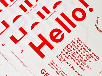 P/T/H . MMXIV F/W Collection Branding & Packaging by Page Three Hundred ...