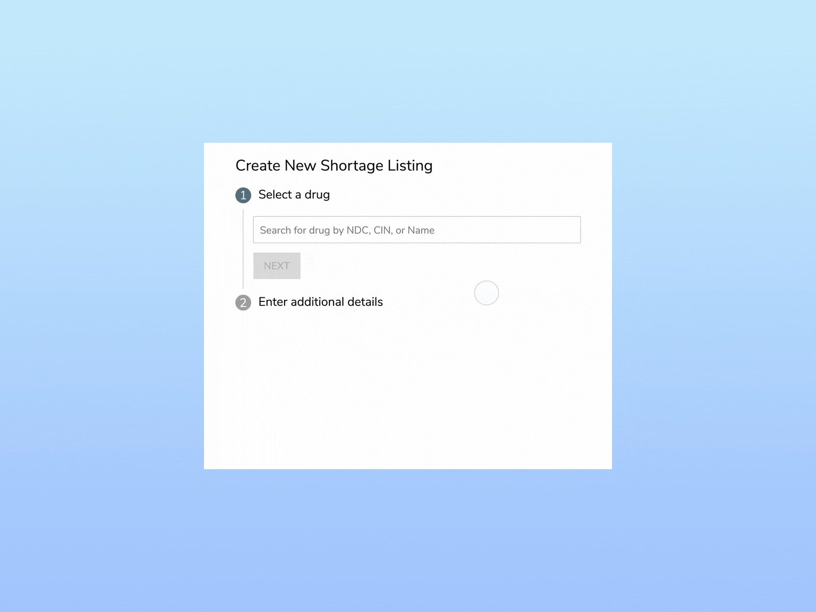 Create A New Shortage Listing By Alison Cronheim On Dribbble
