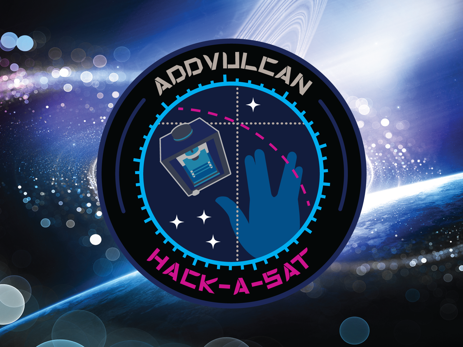 ADDVulcan Hack-A-Sat team logo by Pinguino Kolb on Dribbble