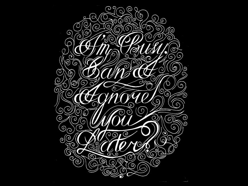 Lettering by Rivka Korf on Dribbble