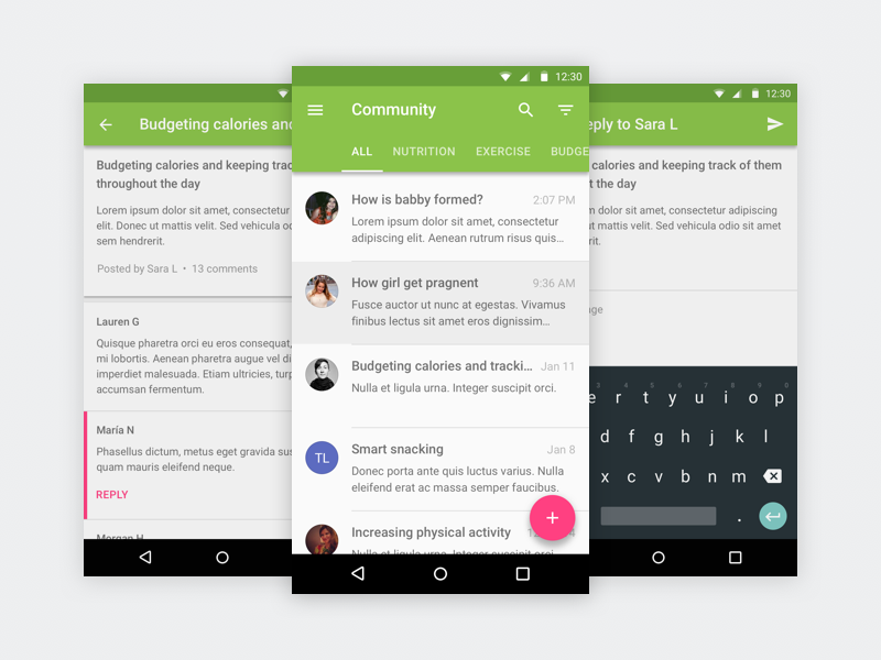 Community by Gabe Will on Dribbble