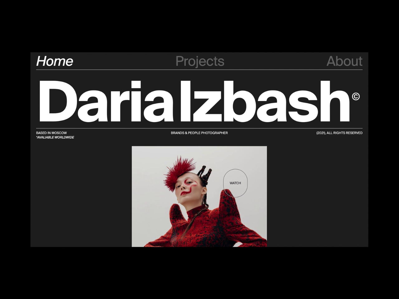Daria Izbash© by Vikki Breusova on Dribbble