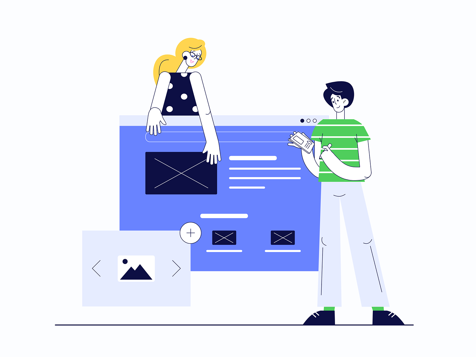 Web & App Design Illustration by Rez Felix for Katsu Studio on Dribbble