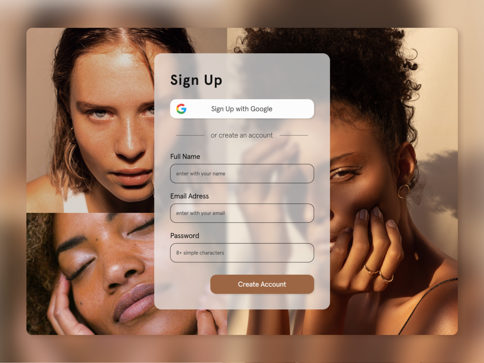 Sign Up Form By Larissa Lippel On Dribbble