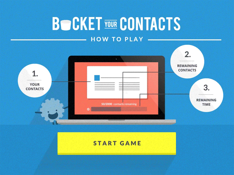 Bucket Game how-to-play intro by Jim Basio on Dribbble