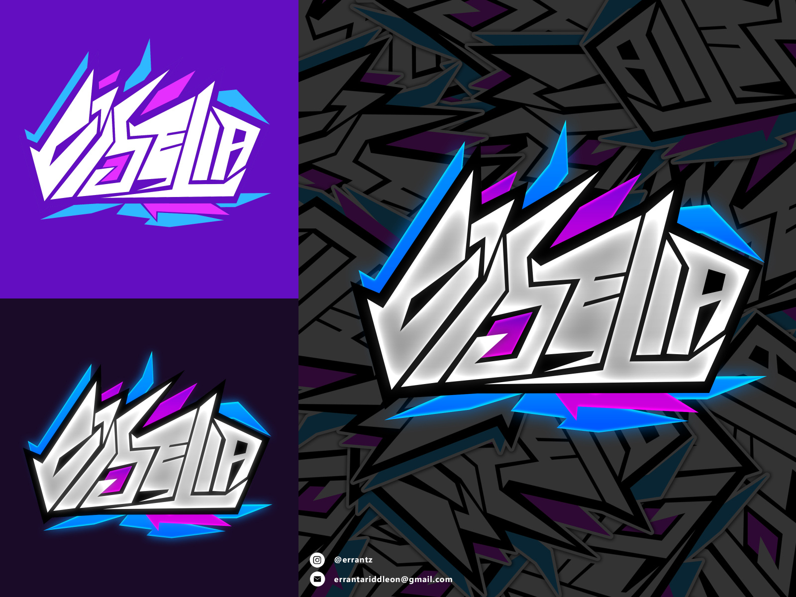 Viselia Logo Design by Rifyal Errant on Dribbble