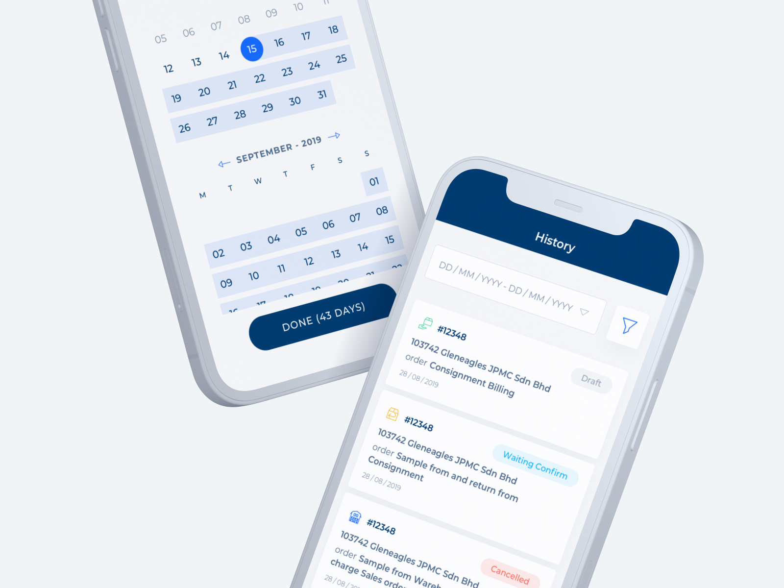 Listing Mobile UI by Aurora Phan on Dribbble