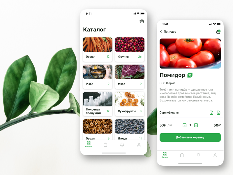 Fresh Online Store by Tatyana A for Magora on Dribbble