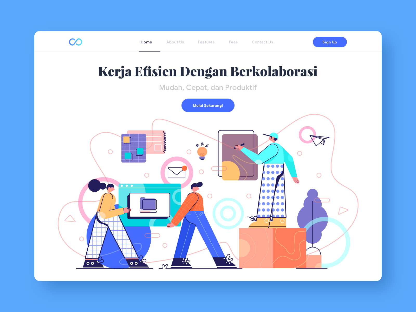 Collaboration by salestinus sustyo h for Paperpillar on Dribbble