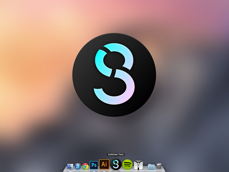 Sublime Text 3 Icon by Jonas Kelstrup on Dribbble