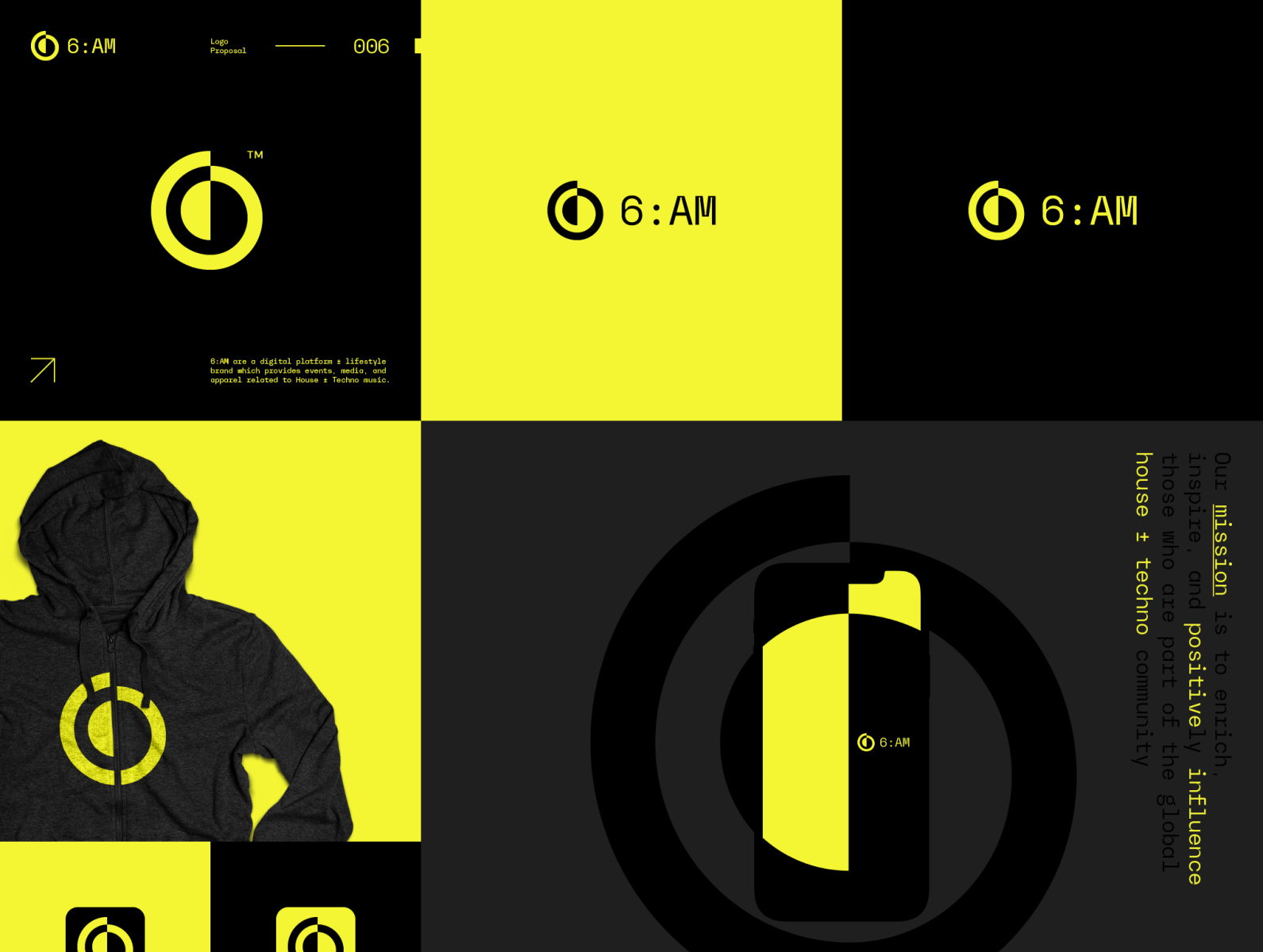 6:AM Logo Proposal 006 by Adam Sleigh on Dribbble