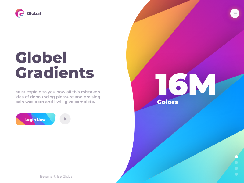 Global Gradient Concept by Amir Vhora on Dribbble