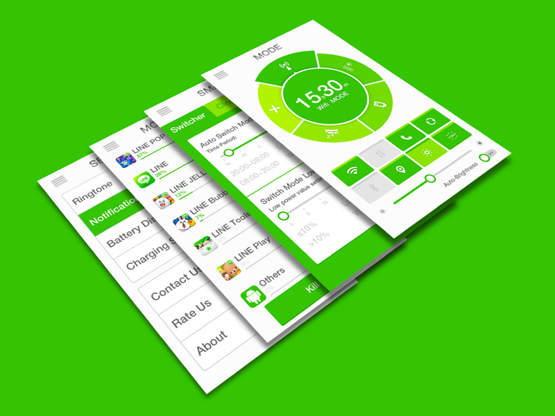 easy battery master ui by WenjingLiu on Dribbble