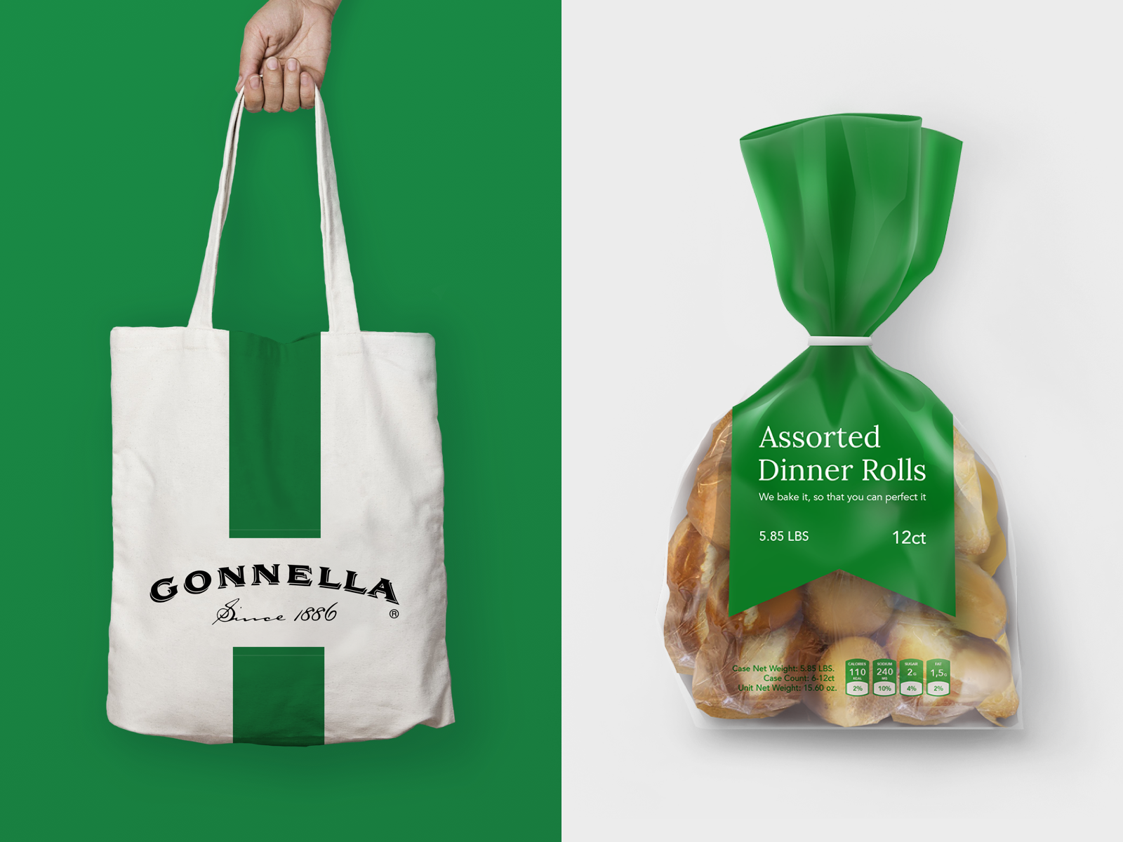 Gonnella – Branding Application by Victor Zlatoustov for Mabbly on Dribbble