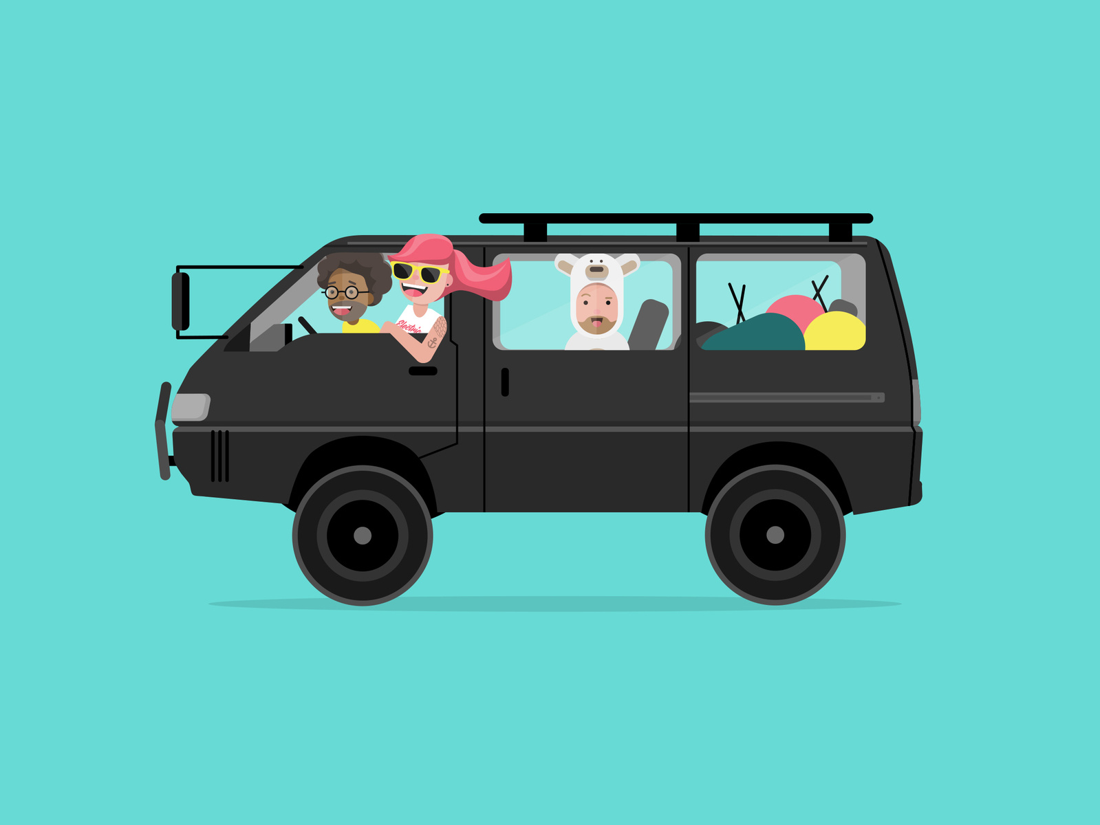 Party Bus by Thomas Selway on Dribbble