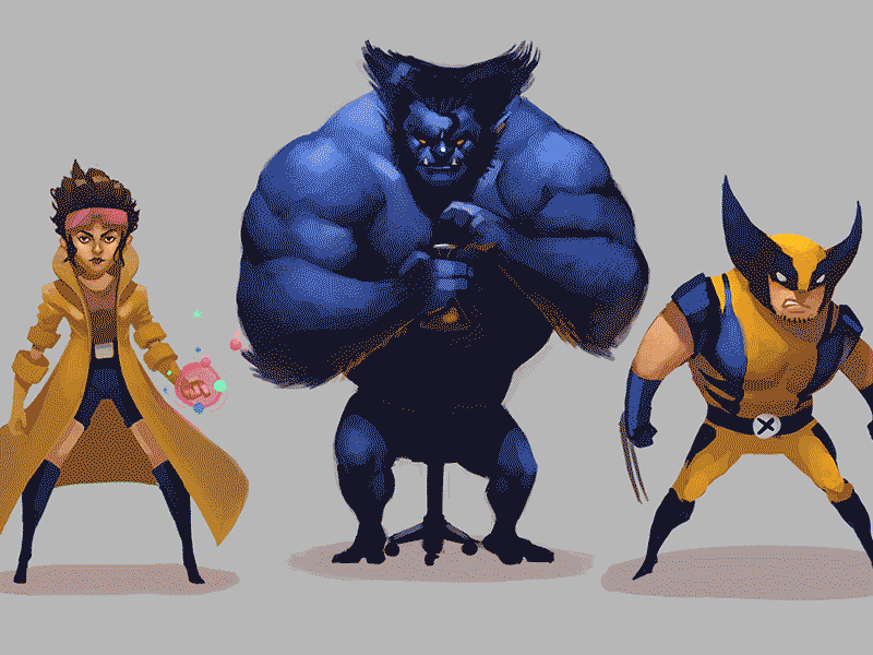 X-Men Lineup Update by Michael B. Myers Jr. on Dribbble