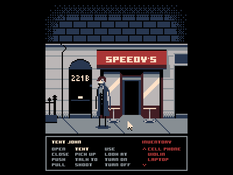 Sherlock in pixels by Michael B. Myers Jr. on Dribbble