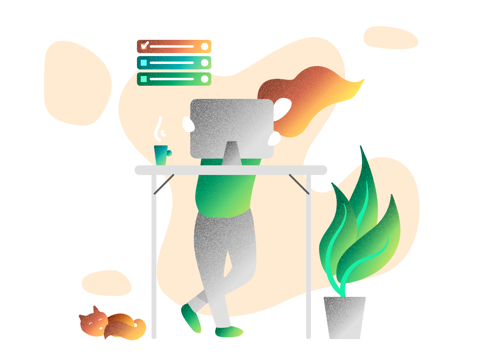 Your Most Productive Self by Mario Nikolic on Dribbble